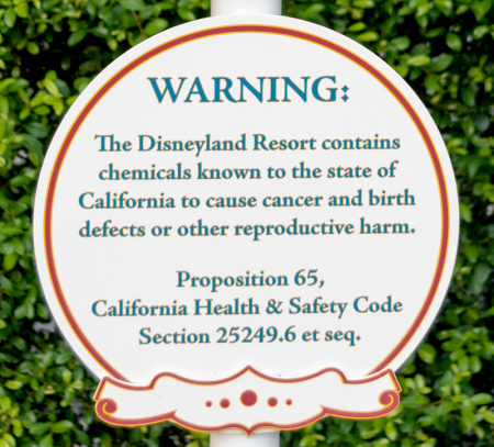 California Prop 65 Warning - Ask The Scientists