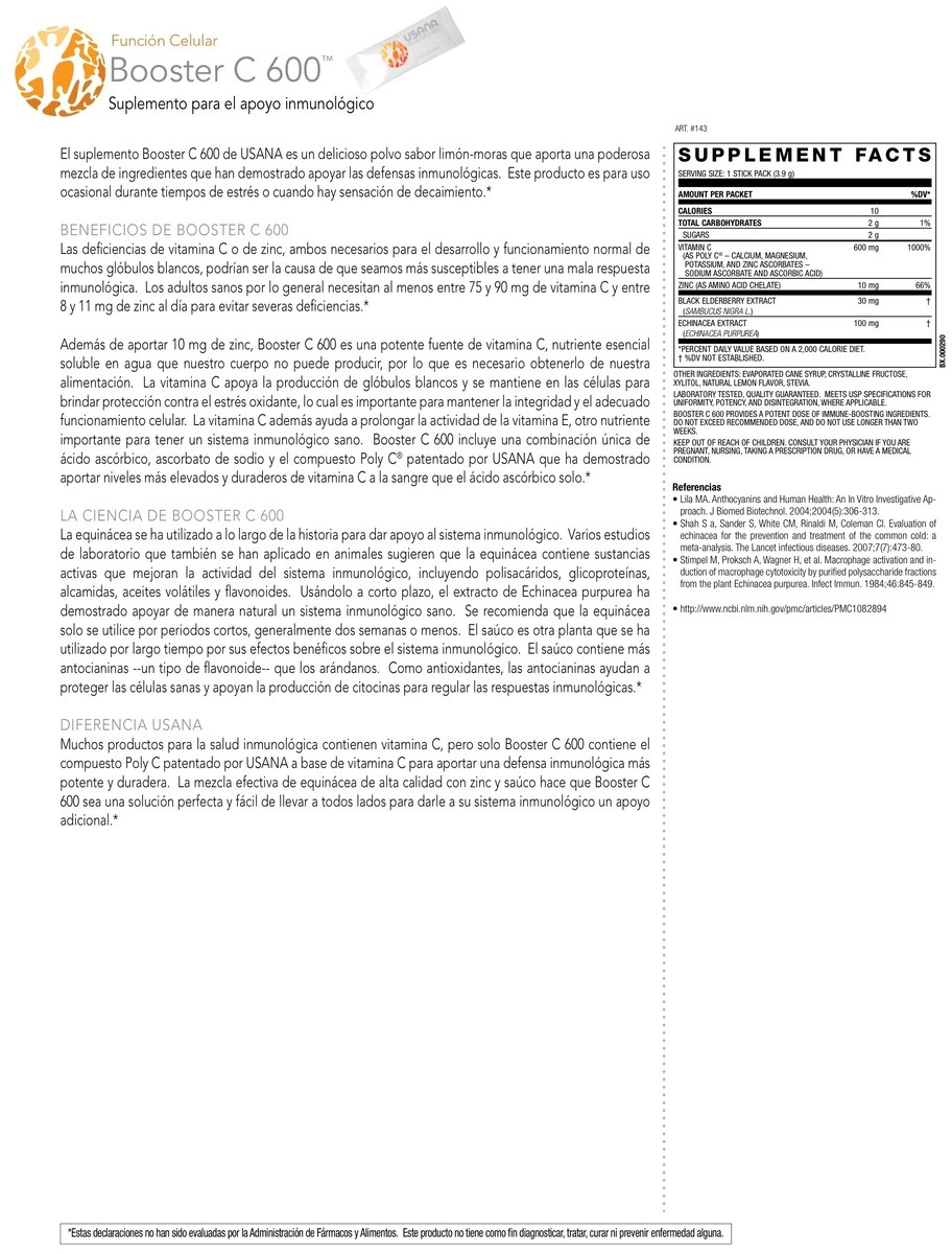 Booster C 600™ - Ask The Scientists