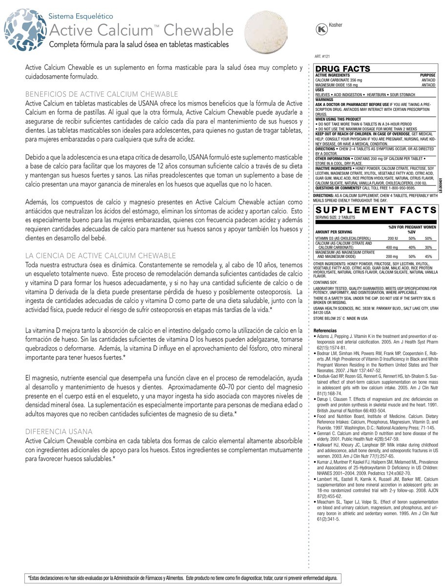 Active Calcium™ Chewable - Ask The Scientists