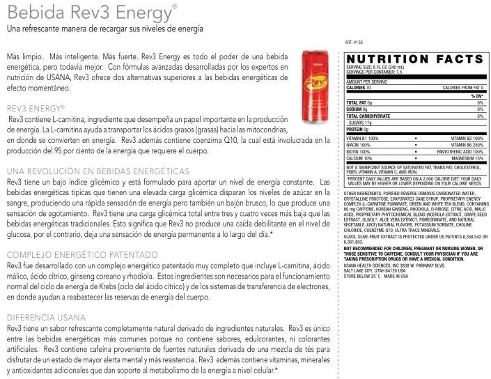 Bebida Rev3 Energy - Ask The Scientists